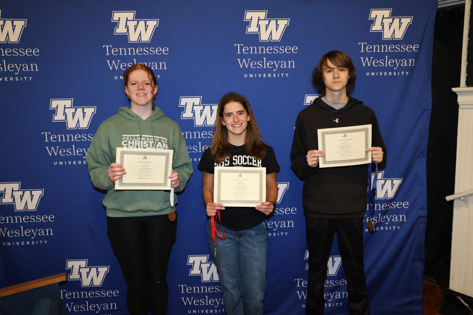 2026 TMTA Math Competition Winners | Tennessee Wesleyan University