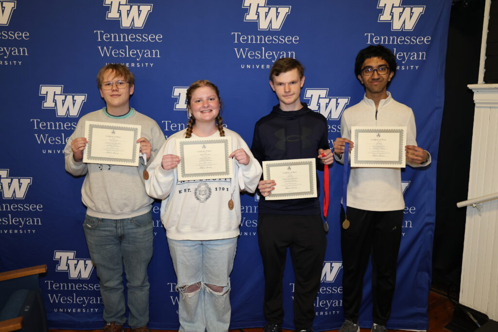 2026 TMTA Math Competition Winners | Tennessee Wesleyan University